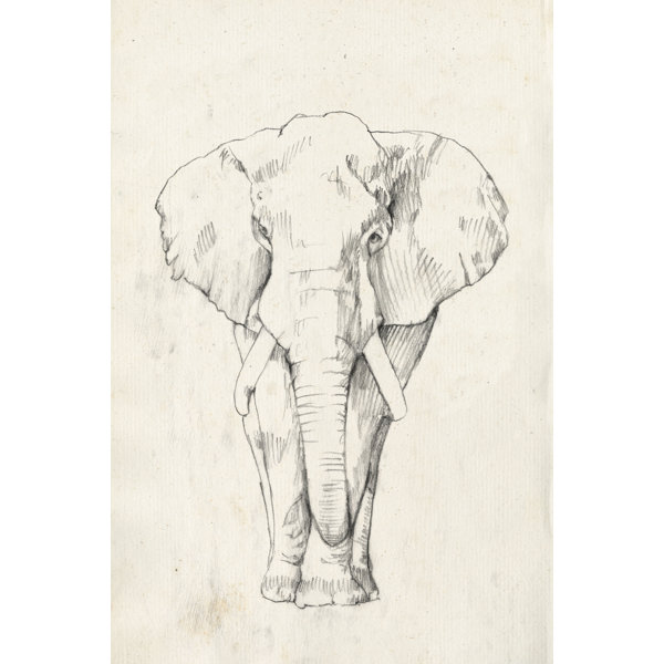 BohoLiving Leinwandbild Elephant Portrait I | Wayfair.de